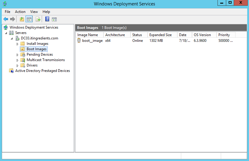 How to deploy OS using WDS in Windows Server 2012 R2
