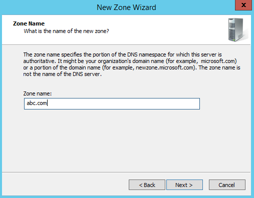 How to configure Stub Zone in DNS- Windows Server 2012 R2